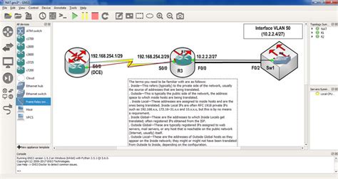 configuring switch in gns3