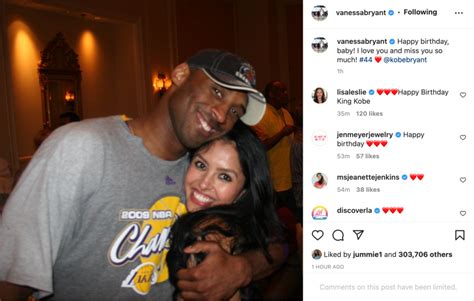 Vanessa Bryant Honors Late Husband Kobe Bryant On 44th Birthday