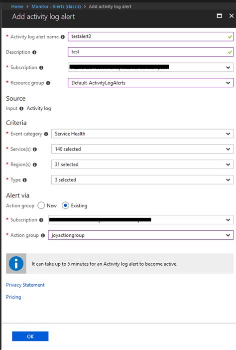 powershell to create the log analytics alerts using azure power shell