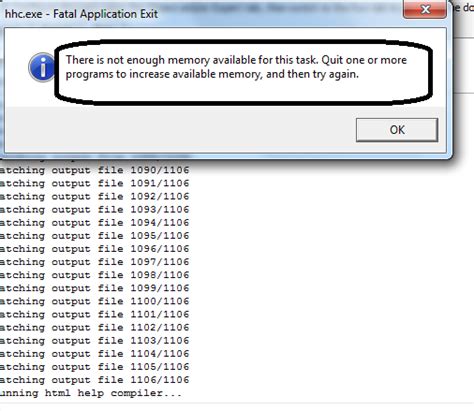 not enough memory to open text file deltaoil