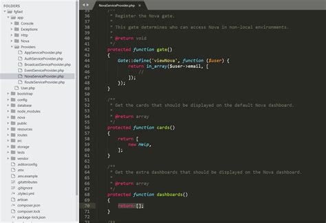 php laravel nova dashboard not loading stack overflow