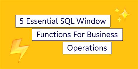 essential sql window functions for business operations census