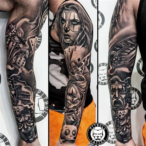 Chicano Full Arm Sleeve Tattoo Men Tattoos Arm Sleeve Arm Sleeve
