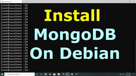 How To Install Mongodb 4 2 On Debian 9 8 7 Youtube