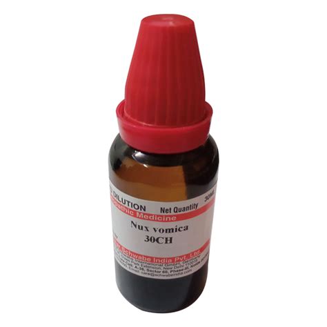 Buy Dr Willmar Schwabe India Nux Vomica 30 Ch Dilution 30 Ml 19