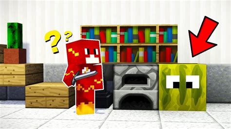 ¡el Escondite MÁs Troll 🤣 Nos Convertimos En Bloques En Minecraft
