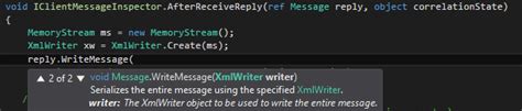 c wcf message inspector modify invalid xml soap response stack