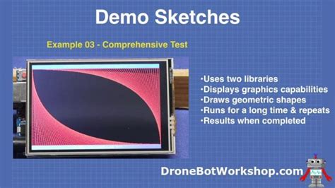 touchscreen display with arduino dronebot workshop