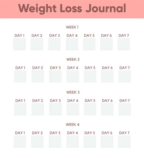 7 Best Printable Measurement Chart Weight Loss Printablee Com Labb By Ag