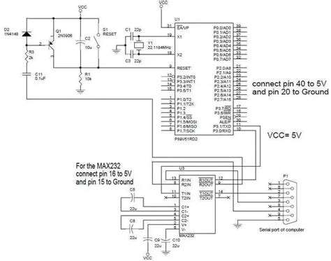 8051 Microcontroller Pinout Gpio Pins Architecture And 50 Off