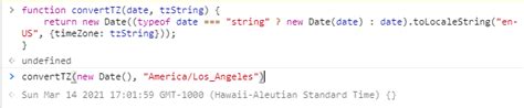 typescript convert date to another timezone in javascript and print