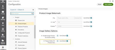 configure global settings for product images orocommerce orocrm and