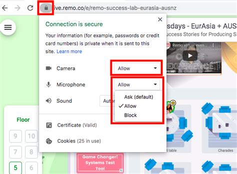 How To Allow Chrome Access To My Camera And Microphone Remo Help Centre