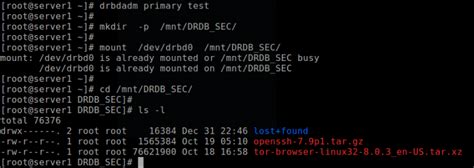 cara setup drbd dan membuat replika storage dua server