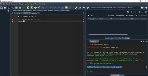 python error modulenotfounderror no module named paquete stack