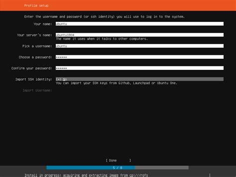 install ubuntu server step by step installation of