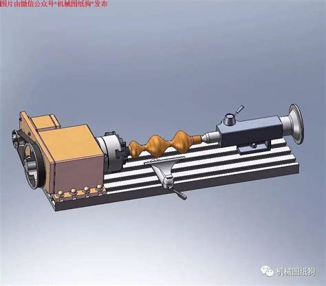 【工程机械】小型木工车床模型3d图纸 Solidworks设计 Solidworks 仿真秀干货文章