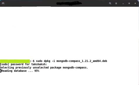 how to install mongodb compass on linux geeksforgeeks