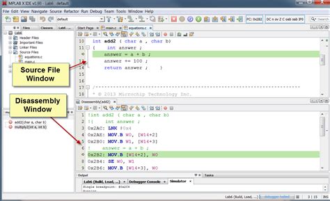 debug disassembly window developer help