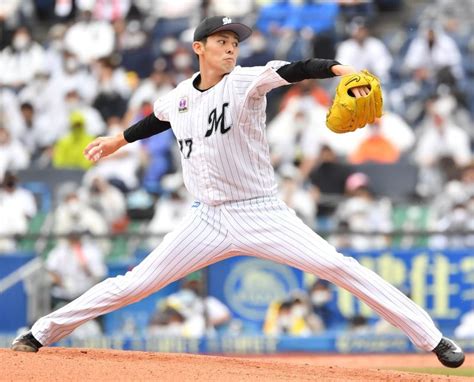 【速報】佐々木朗希、プロ初登板は5回4失点 最速154キロ、5奪三振 千葉ロッテ 千葉日報オンライン