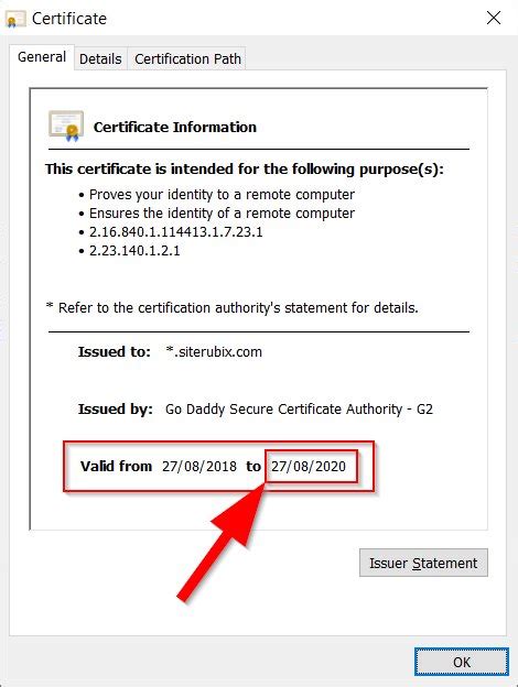 how to check your ssl certificate expiry date