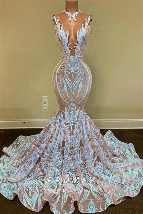 Red Mermaid Long Prom Dresses 2022 Sexy High Slit Short Sleeves Sparkly