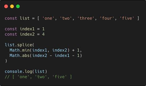 some powerful things you can do with the array splice method in