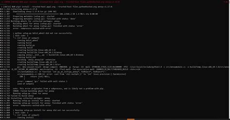 gcc error while installing in docker with python 3 8 alpine as base