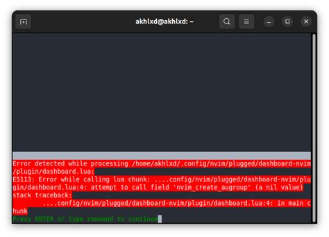 i installed dashboard nvim using plug and when i open nvim it shows