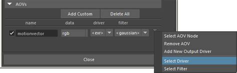 motion vector aov tutorials area by autodesk
