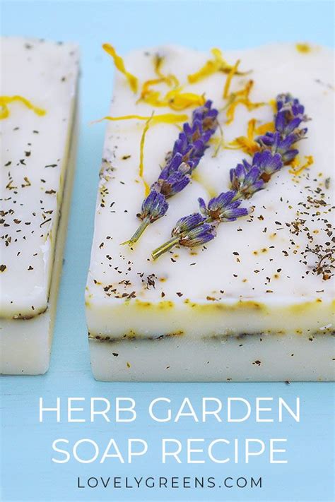 Herb Garden Soap Recipe Instructions • Lovely Greens Soap Recipes