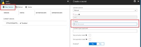 azure key vault how to update the secrets stack overflow