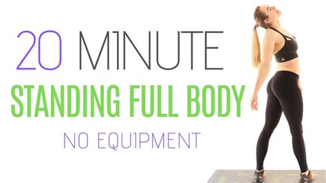 Full Body Standing Hiit 20 Minute Workout⭐burn 235 Calories 🔥daily