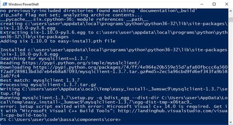 setting up bassa in a windows 10 machine · issue 376