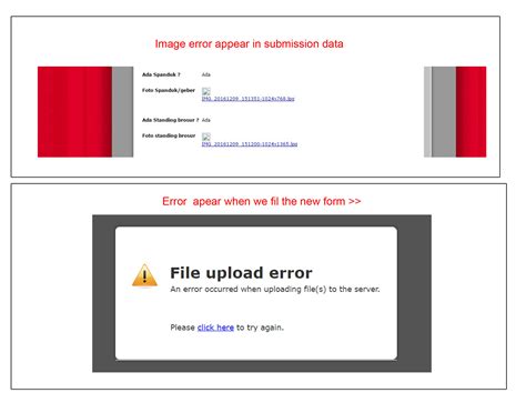 file upload error