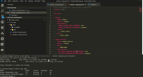 docker compose on kubernetes windows volume syntax
