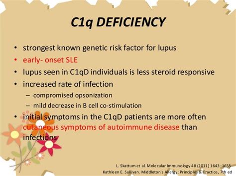 Complements And Complement Deficiency