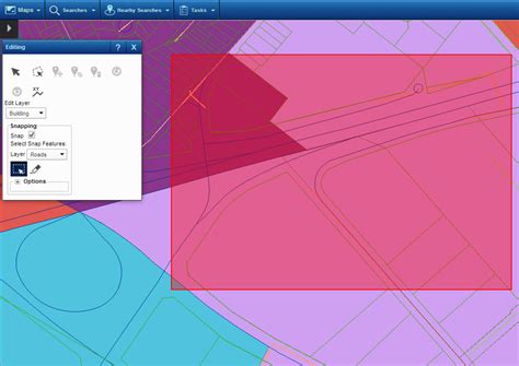 adding point or line features and snapping them to a selected feature