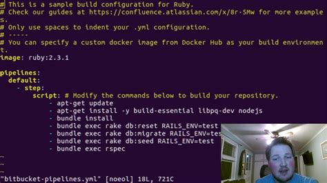 beginning devops rspec testing with bitbucket pipelines youtube