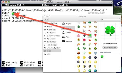 customize the command line by adding emoji icons to the bash prompt