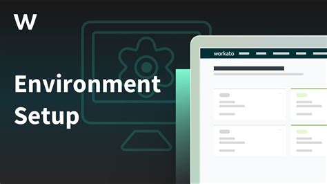 environment setup