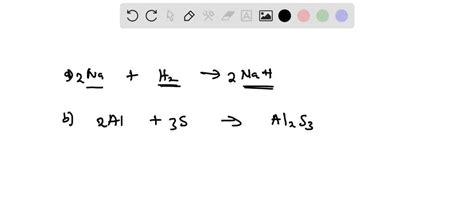 Solved For Each Of The Following Reactions Write The Chemical Formulas