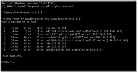 What Is Tracert Traceroute Command How Can You Run It Easeus