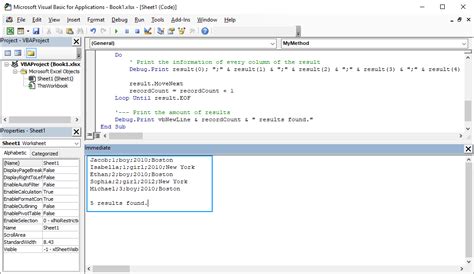 how to run a sql query with vba on excel spreadsheets data