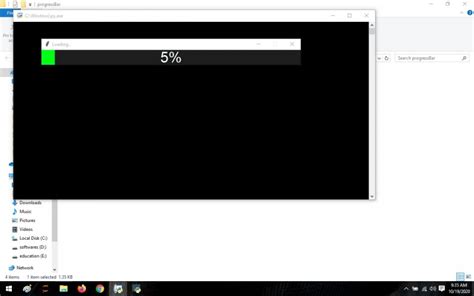 progress bar gui app using the python tkinter project in python with