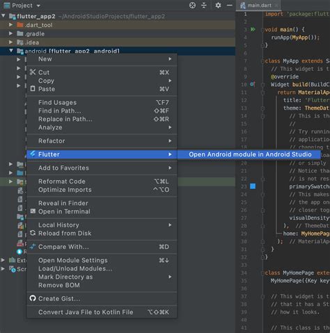 module example android invalid item flutter for android in the