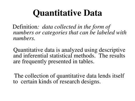 What Is Quantitative Data Definition Types Examples A