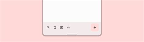 bottom app bar material design 3