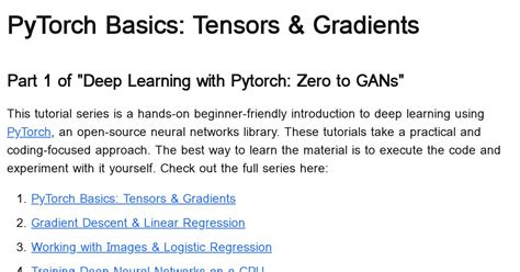 abhay kwal 19 01 pytorch basics jovian