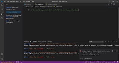python failed to set pythonpath error unable to write into user